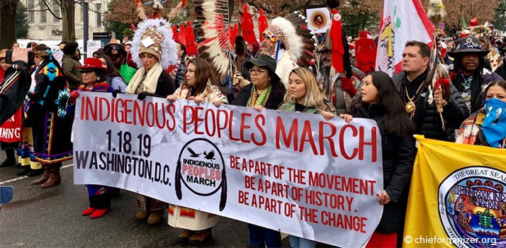 On the Indigenous Peoples March - International Indigenous Peoples Movement