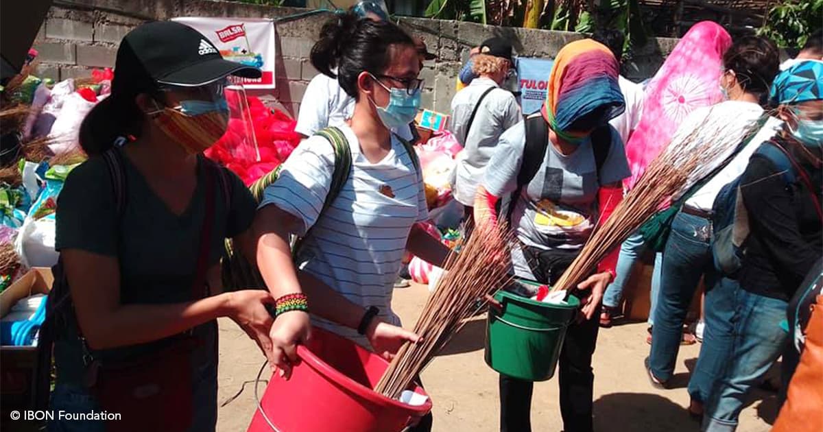 Thank you for helping the victims of Typhoon Rolly and Typhoon Ulysses ...