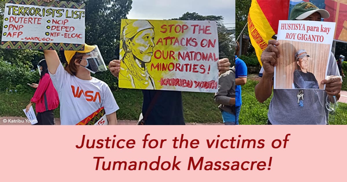 Justice for the victims of Tumandok Massacre - International Indigenous ...