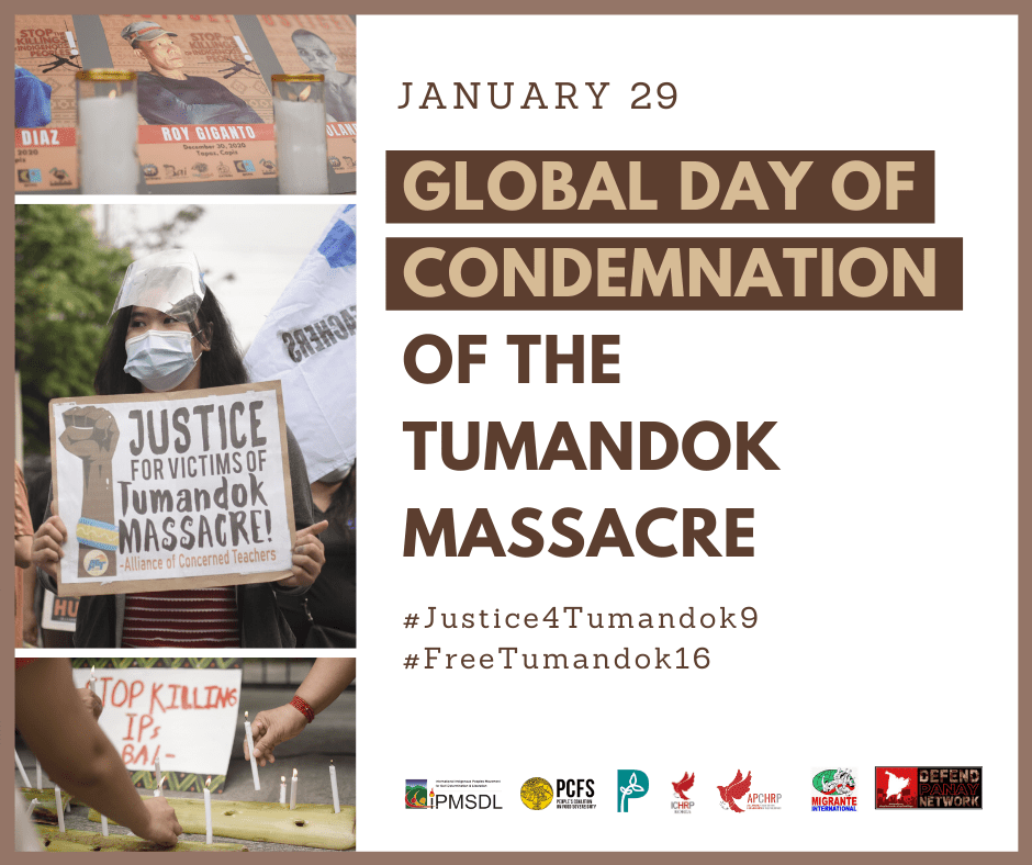 Global Day of Condemnation of the Tumandok Massacre - International ...