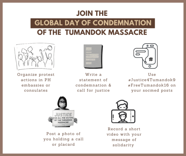 Global Day of Condemnation of the Tumandok Massacre - International ...