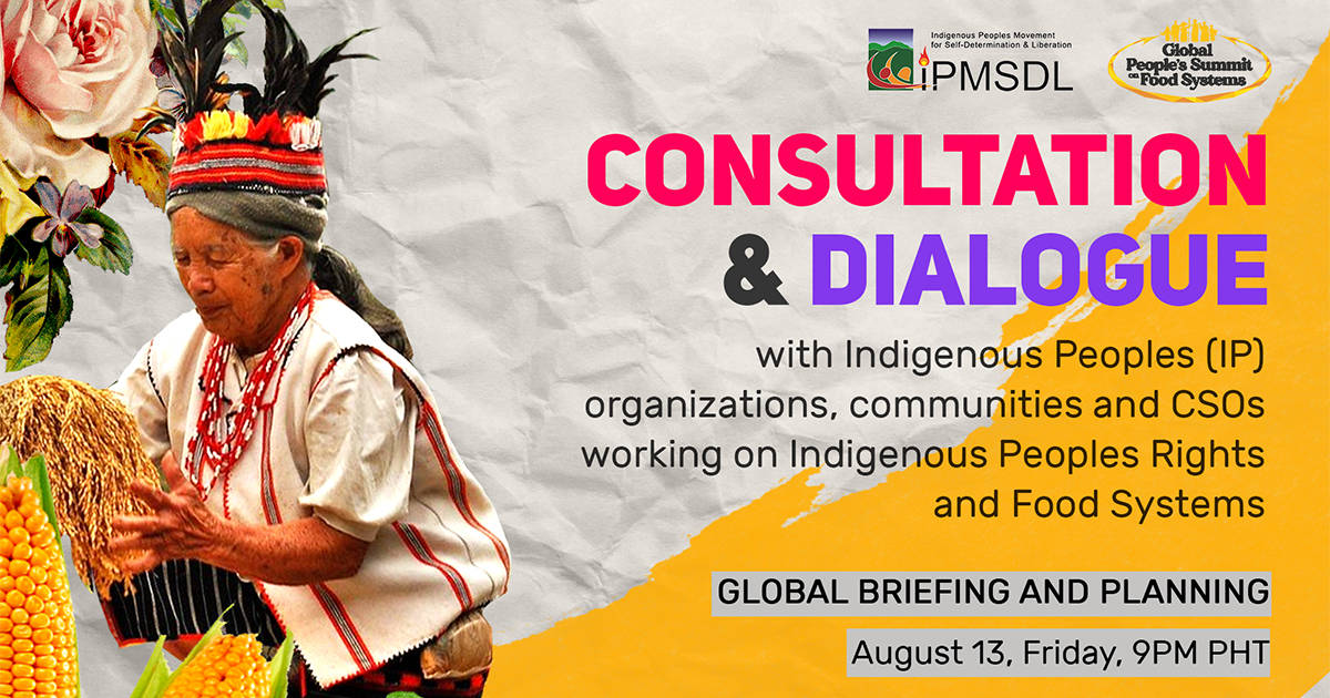 Call for Participation: Consultation and Dialogue with Indigenous ...