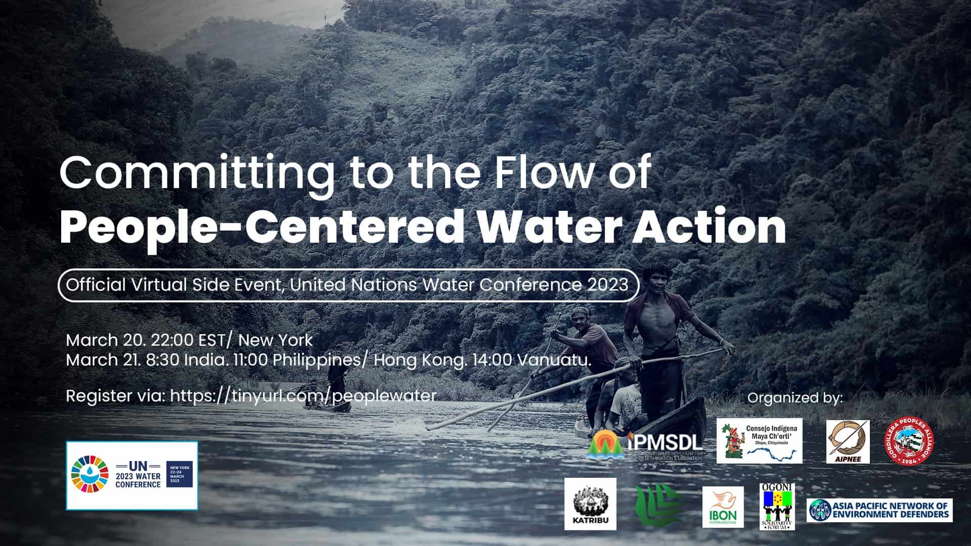 Committing to the Flow of People-Centered Water Action - International ...