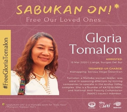 Gloria Tomalon - International Indigenous Peoples Movement