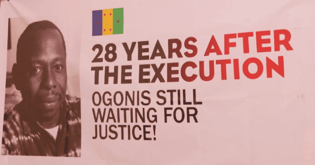 28 Years After the Execution, Ogonis Still Waiting for Justice ...