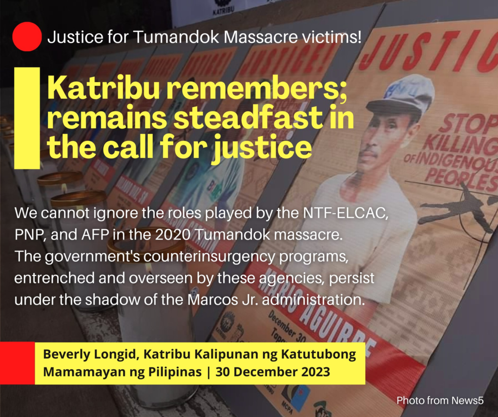Support for the IPT on IHL violations in PH by US-backed Marcos Jr. and ...