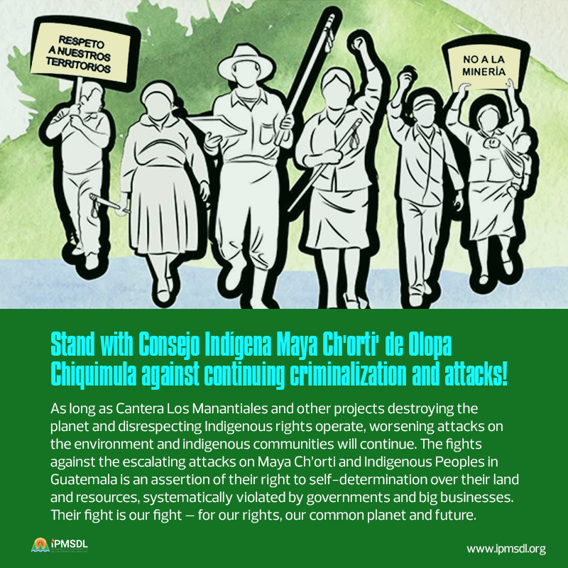 For our rights, our common planet and future: Stand with Consejo ...