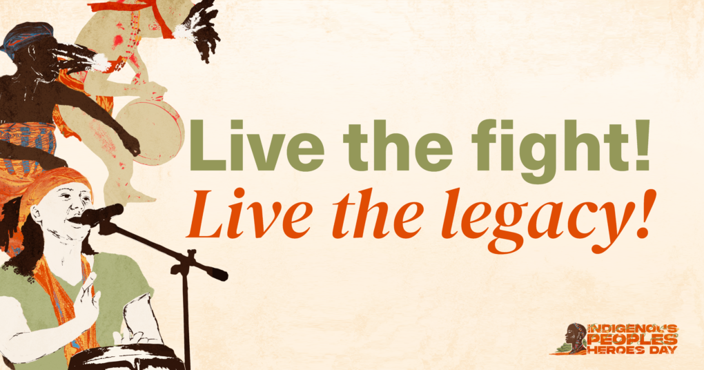 Live the Fight! Live the Legacy! [Statement on Indigenous Peoples ...