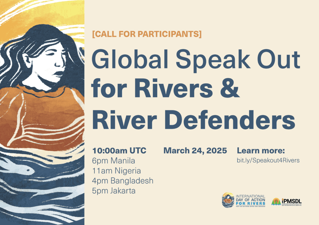 [CALL FOR PARTICIPANTS] Global Speak Out for Rivers and River Defenders ...